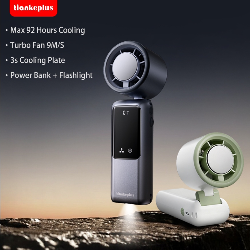 【Best Selling】Tiankeplus TF50 Ultimate Handheld Fan Super battery Kipas ...