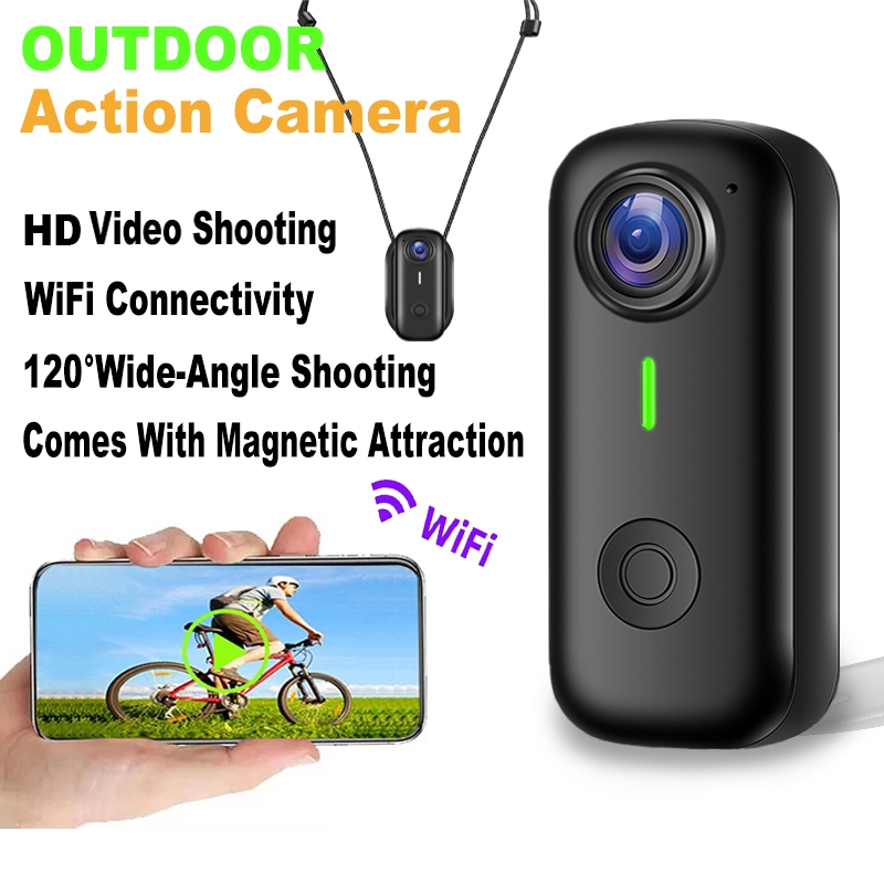 HD Thumb Action Camera, Mini Body Cameras, Wearable Pocket Vlogging ...