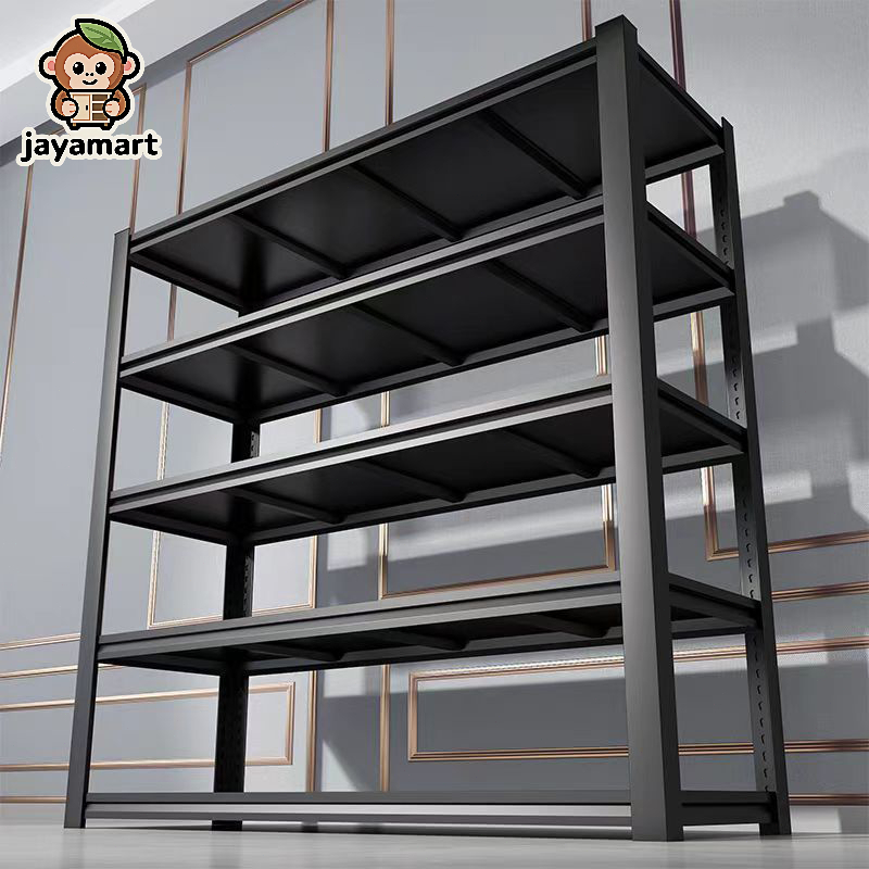 Boltless Rack Metal Rack Heavy Duty 3-5 Layer Storage Rak Adjustable ...