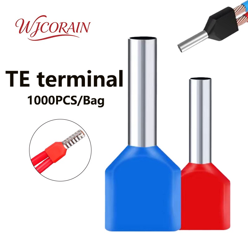 1000PCS TE terminal tubular crimping terminal Wire insulated terminal ...