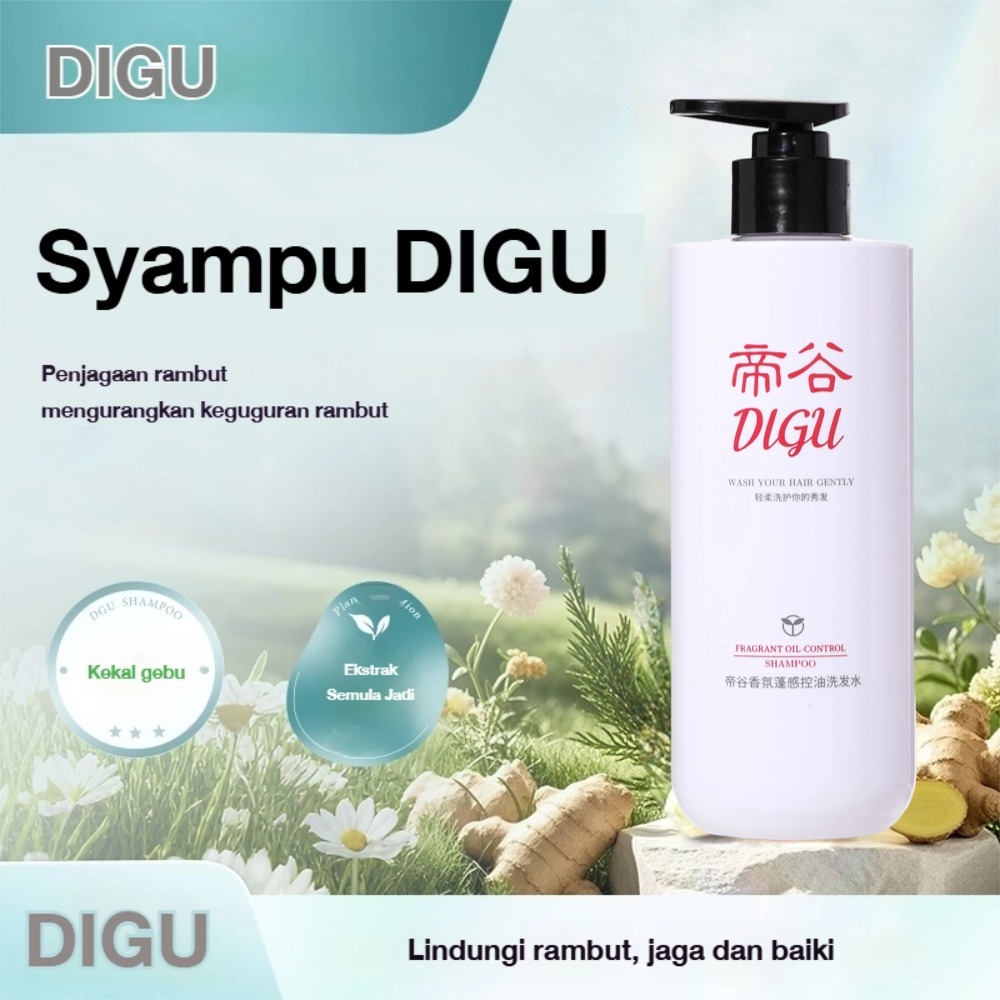 DIGU Syampu DIGU Kawalan Minyak & Anti-Penanggalkan, dengan Ekstrak ...