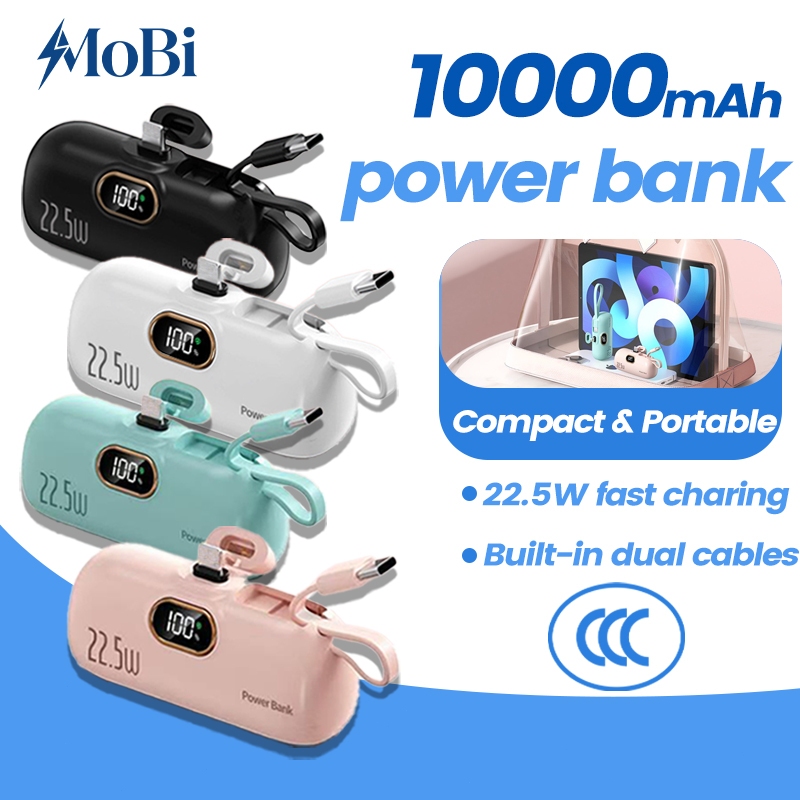 【CCC Certification 】10000mAh powerbank smart display capsule power bank ...