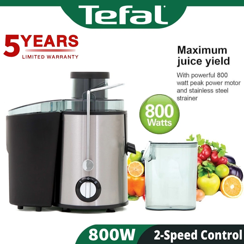 (Msia Plug) Tefal Stainless Steel Fruit Vegetable Juicer Extractor l ...
