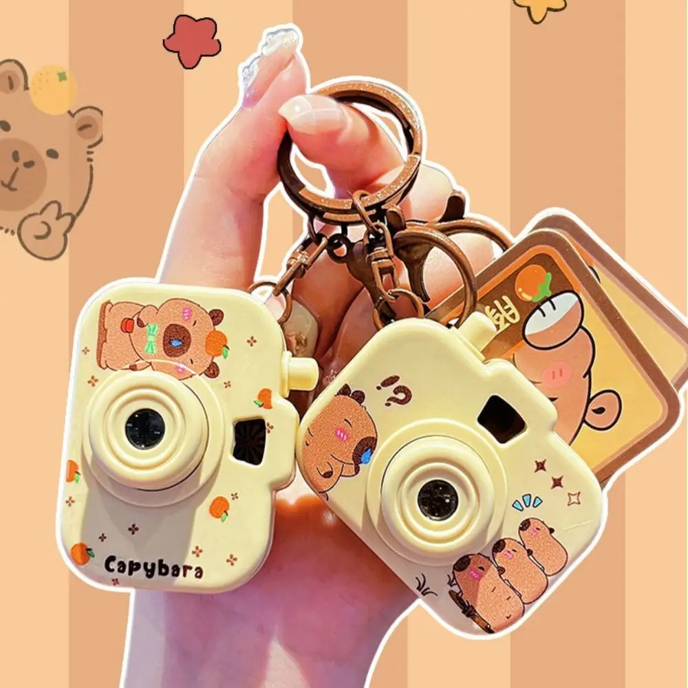 New Projection Camera Keychain Cartoon Mini Camera Keyring Hanging ...