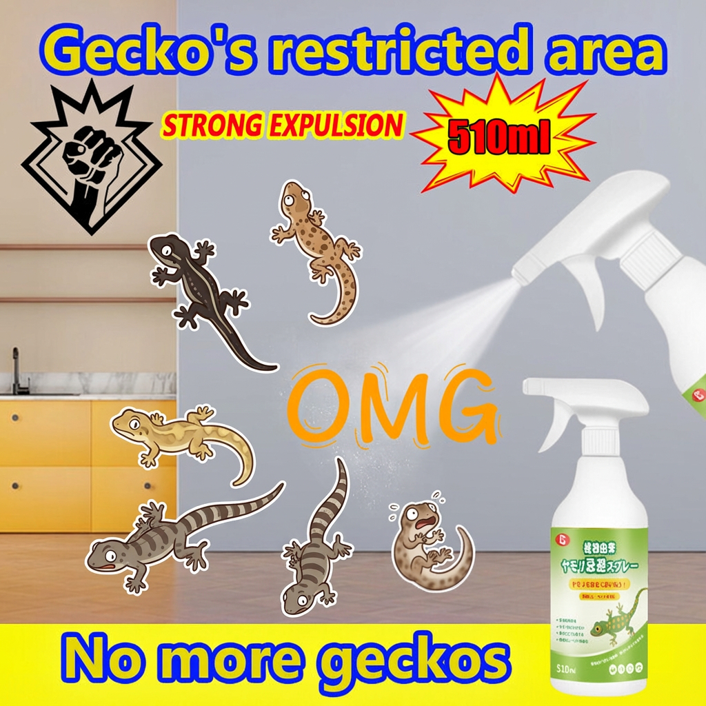🦎No geckos in 100 years🦎Racun cicak ubat cicak Lizard killer Lizard ...