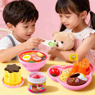 🌞SN🍧 Children Pretend Play Food Toy Set Pudding Jelly Feeding Toys for ...