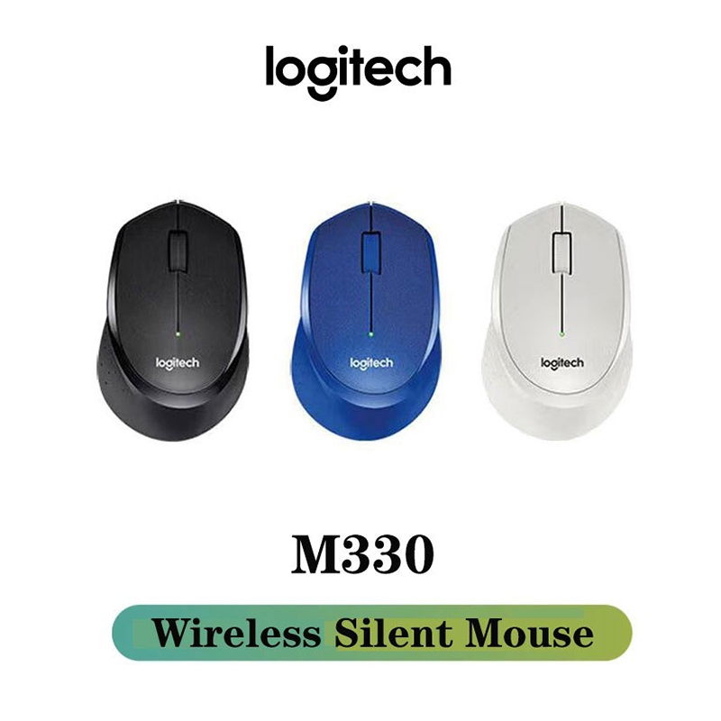 Logitech M330 Silent Plus Wireless Mouse - Ultra Quiet Click 2.4GHz USB ...