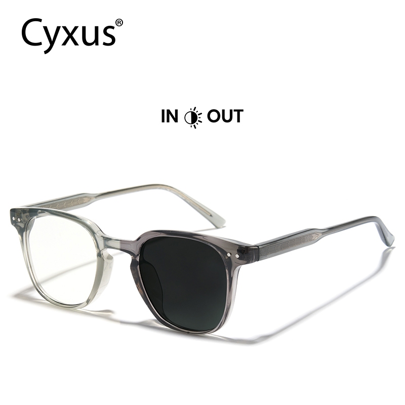 Cyxus Photochromic Sunglasses Women Anti Blue Light Glasses Scratch ...