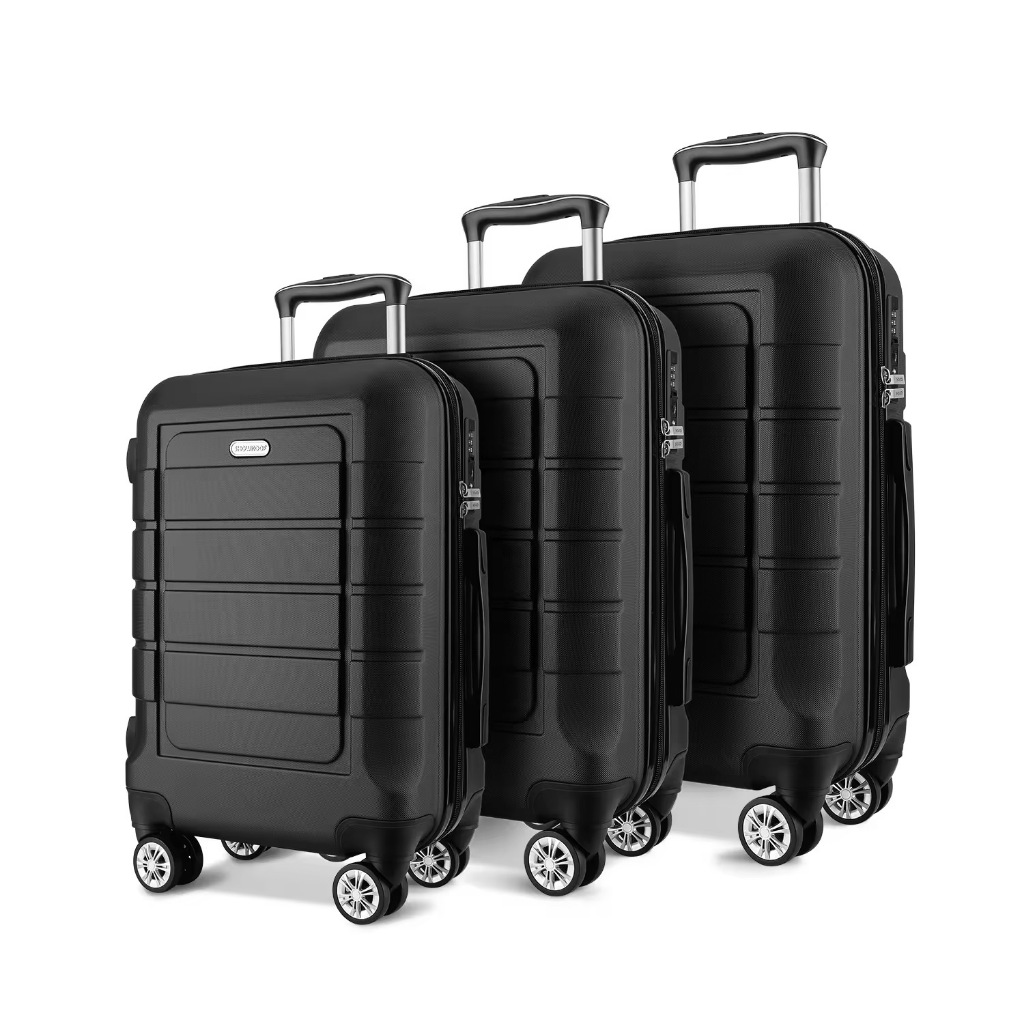 【READY STOCK】Travel Luggage Set Suitcase Bag 20/24/28 Inch Size ABS+PC ...