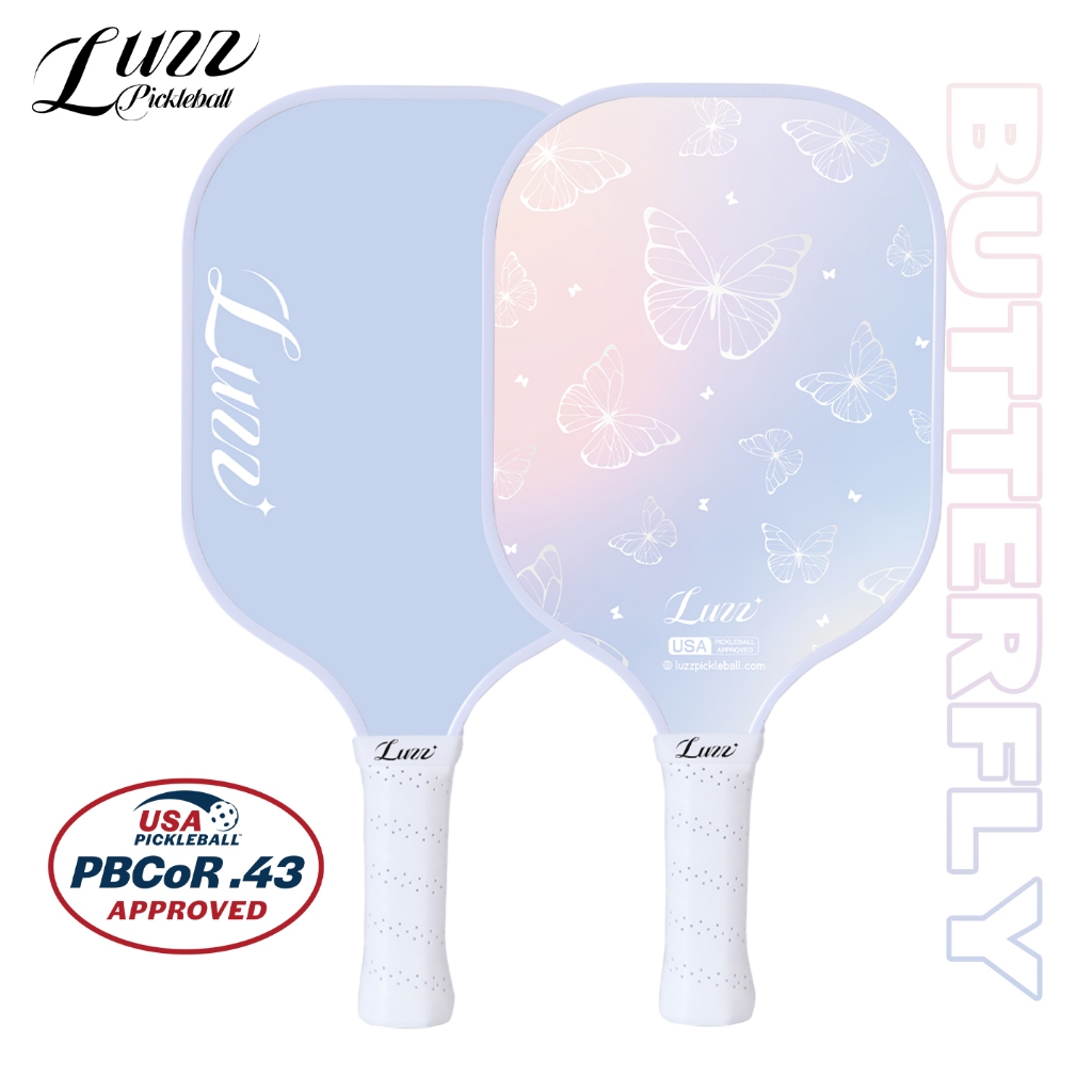 Luzz Pickleball Paddle Butterfly Original Paddle (16mm) T700 Carbon ...