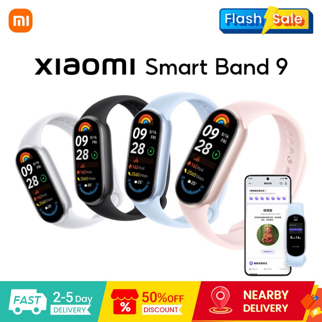 Xiaomi Smart Band 9 Advanced Health & Fitness Tracking 1.62″ AMOLED ...