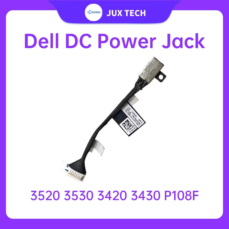 DC Power Jack Plug in Port Charging Cable For Dell Latitude 3520 3530 ...