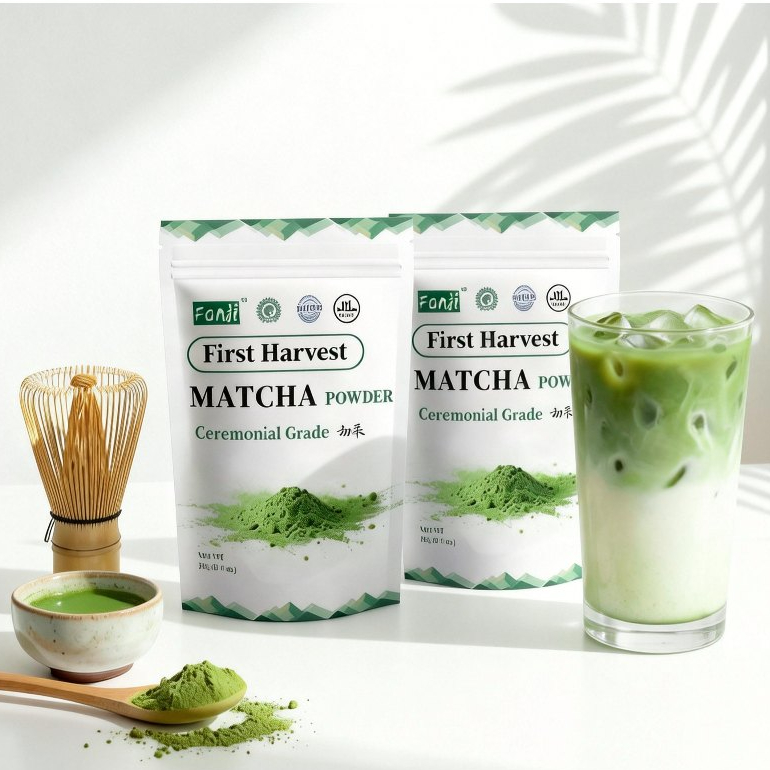 Fanji First Harvest Matcha Ceremonial Grade Matcha Green Tea Powder ...