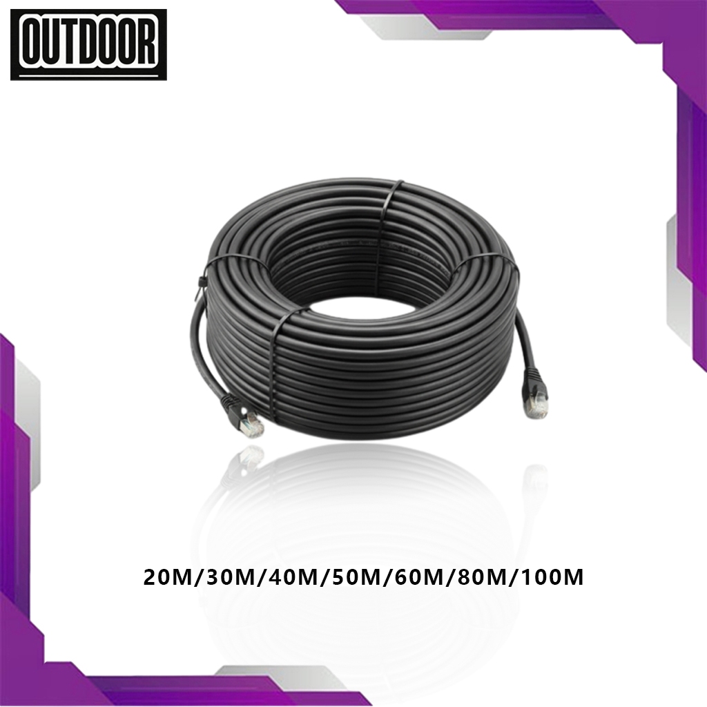 CAT6 LAN Outdoor cable RJ45 LAN Outdoor cable length 20-100 meters LAN ...