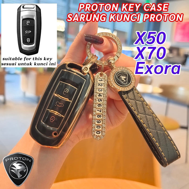 Proton X70 key remote case X70 X50 Exora Proton car key cover ...
