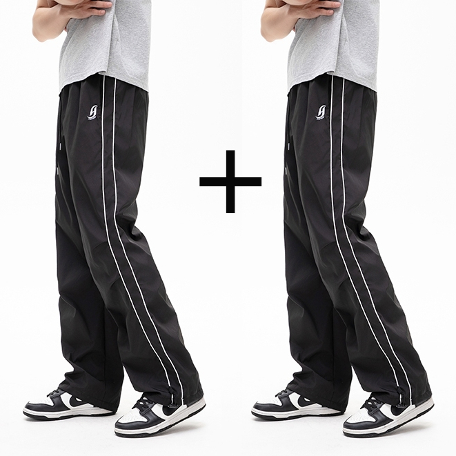 HOUCH COD Baggy Tracksuit Casual Pants Men Loose Wide-Leg Baggy ...