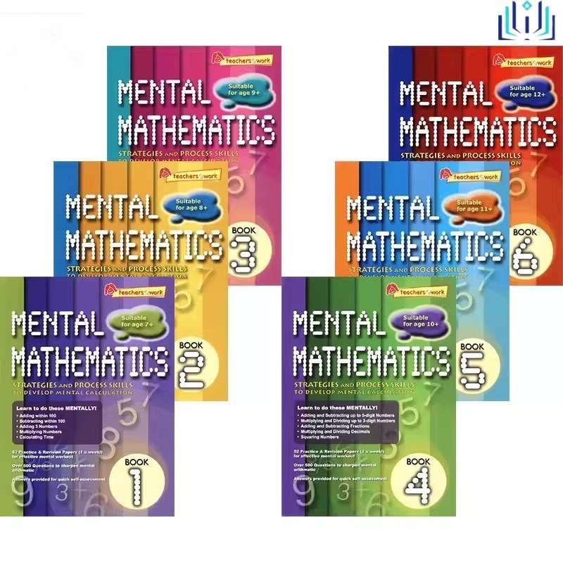 English “SAP Learning Mental Mathematics Book Level 1/2/3/4/5/6 ...
