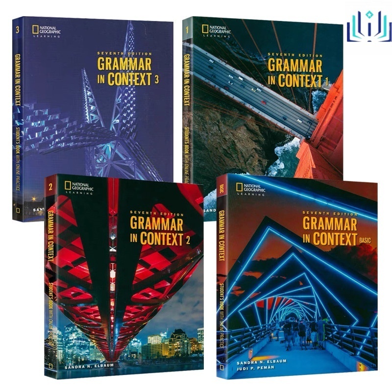 English “Grammar in Context 7th Edition Level Basic/1/2/3” Student's ...