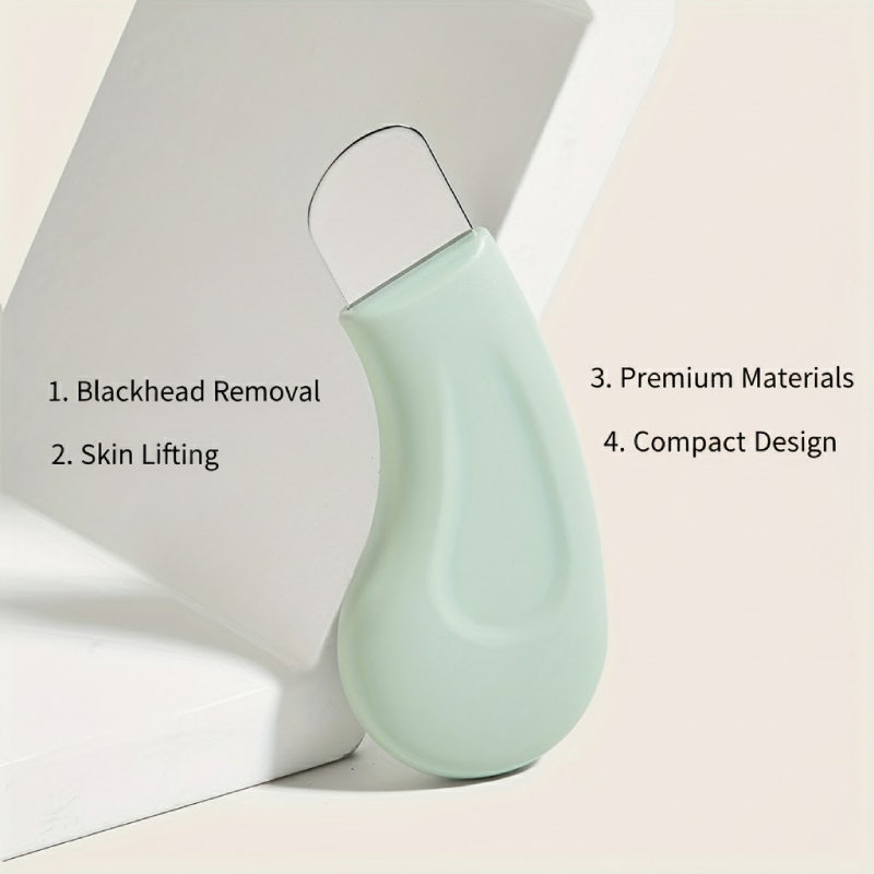 Blackhead Removal Dead Skin Acne Silicone Scraper Facial Hair Follicle ...