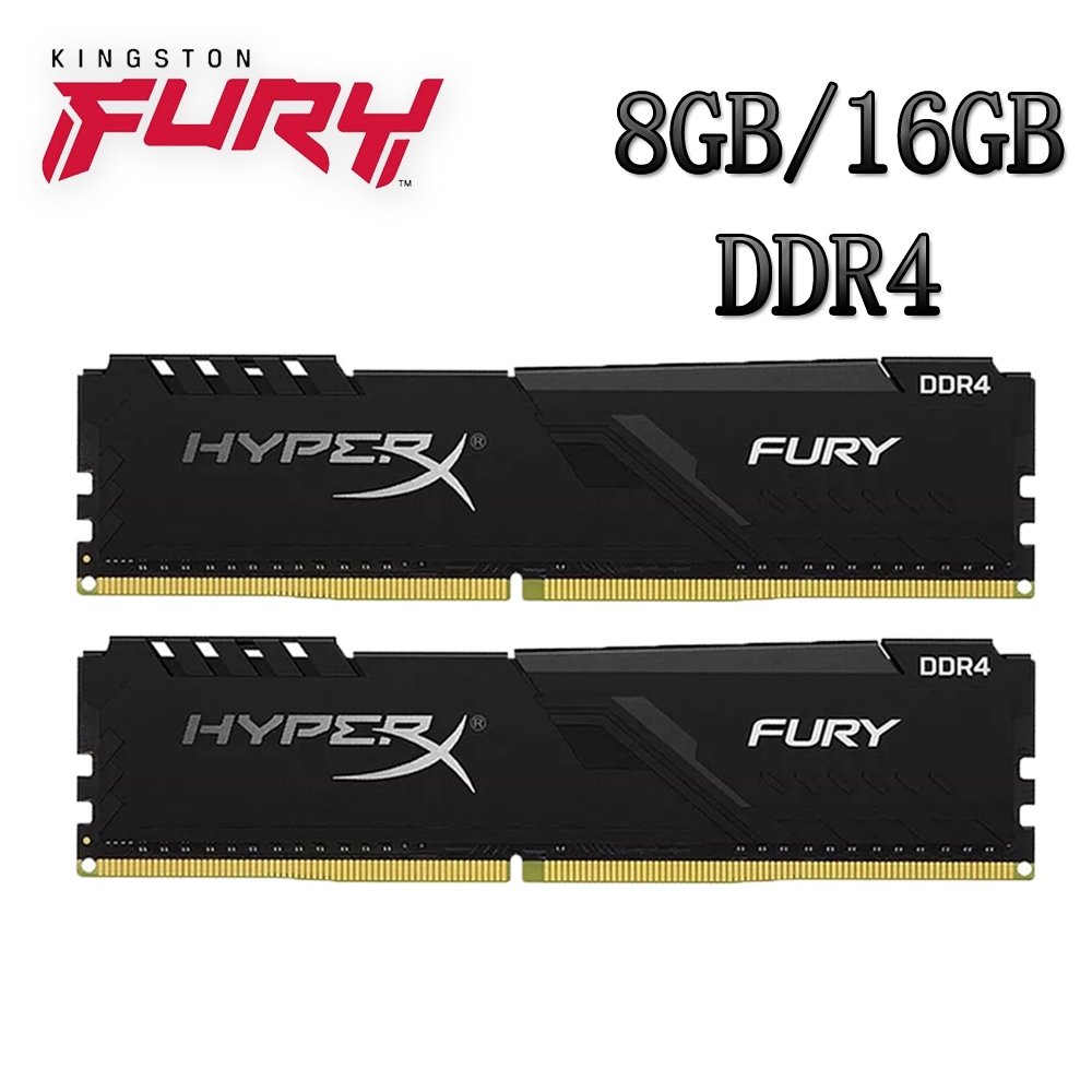 Kingston HyperX Fury DDR4 RAM 8GB 16GB DDR4 2666MHz 3200MHz Desktop ...