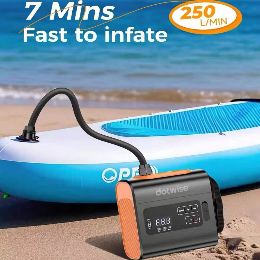 DOTWISE tent electric inflation pump portable SUP inflation pump fast ...