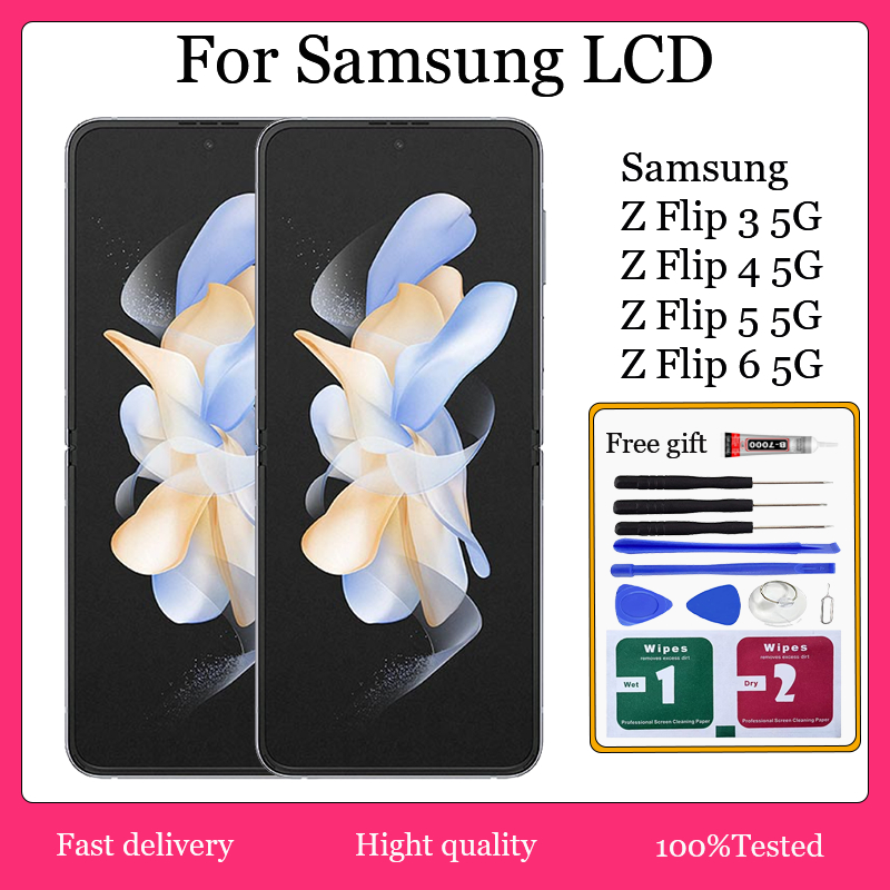 TFT For Samsung Galaxy Z Flip 3 5G Z Flip 4 5G Z Flip 5 5G Z Flip 6 5G ...