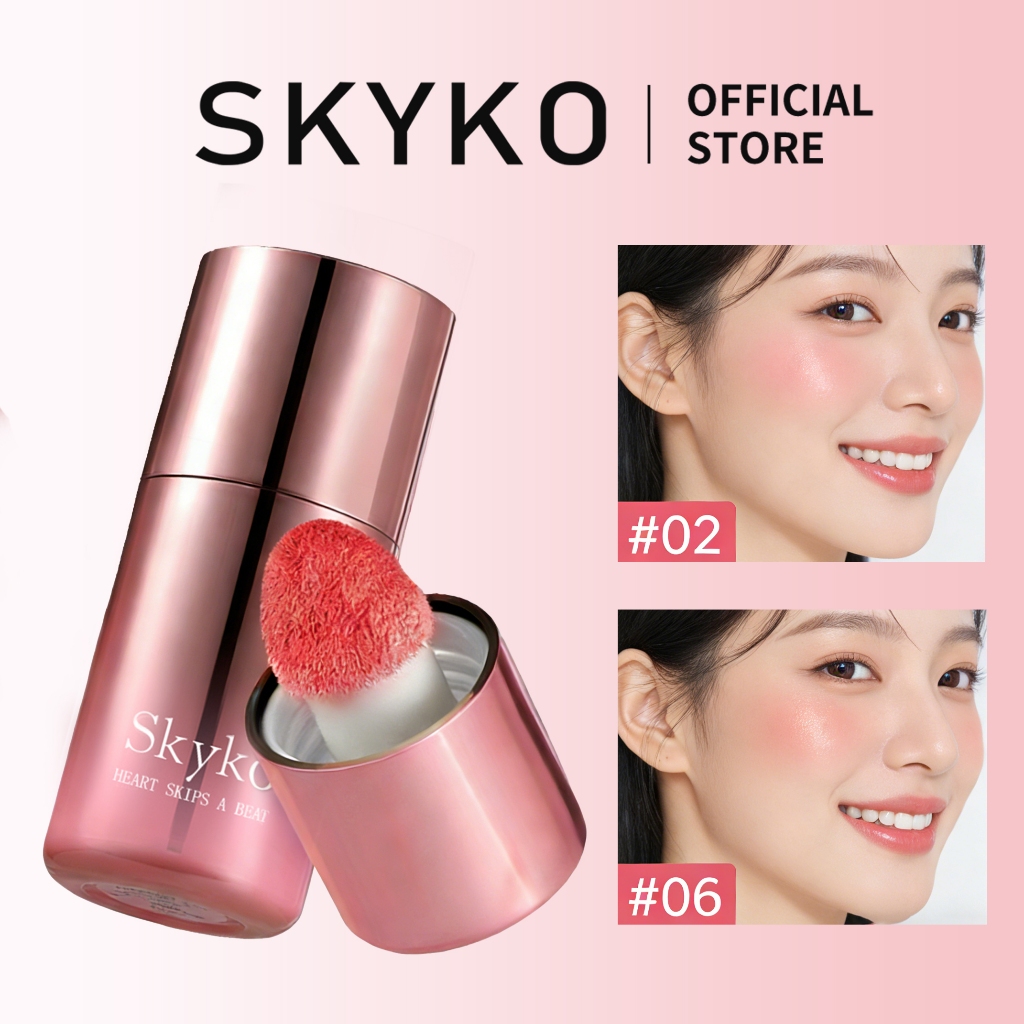 SKYKO Watery Blusher Liuqid Blush Stick High Pigmented Multi-Use 7 ...