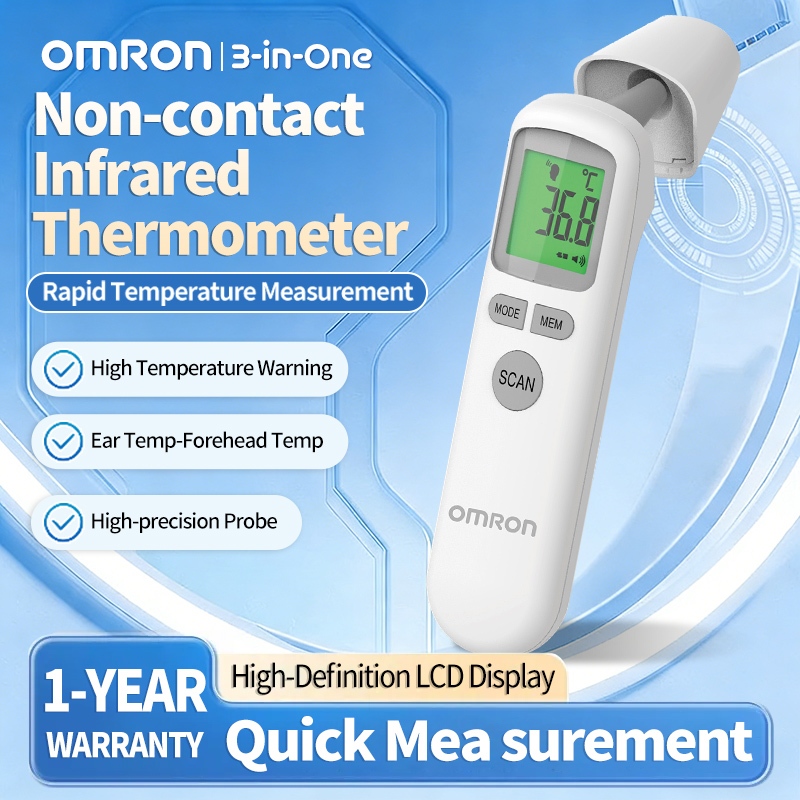 OMRON 2IN1 Forehead & Ear Thermometer Digital Infrared Temperature ...