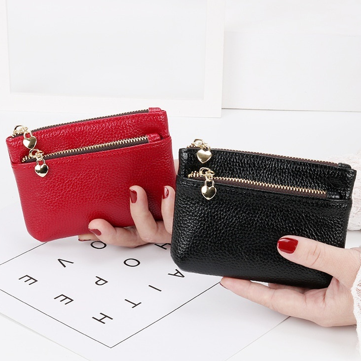 New Leather Coin Purse Women Mini Change Purses Kid Coin Pocket Wallets ...