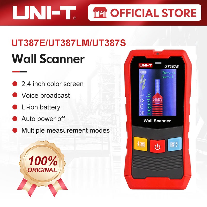 UNI-T UT387 Series Wall Scanners UT387LM UT387E UT387S Ferrous Metals ...