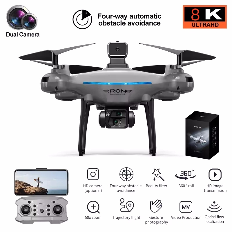2025 KY102 Drone 8K HD Dual-Camera Profesional Aerial Photography ...