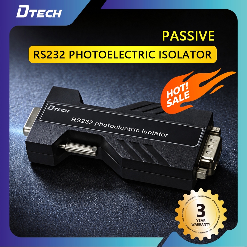 DTECH Passive RS232 Optical Isolator Protector Bi Directional Surge ...