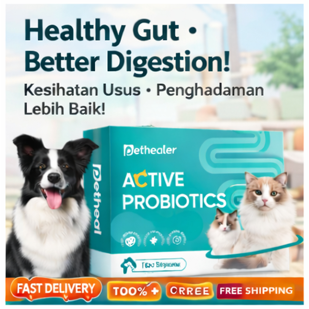 Pethealer Active Probiotics for Cats & Dogs | Gut Health & Loose Stool ...