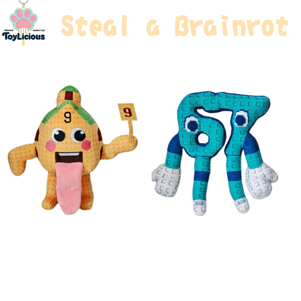 Steal a Brainrot Game Merchandise Doll Cute No. 9 House Plush Toy ...