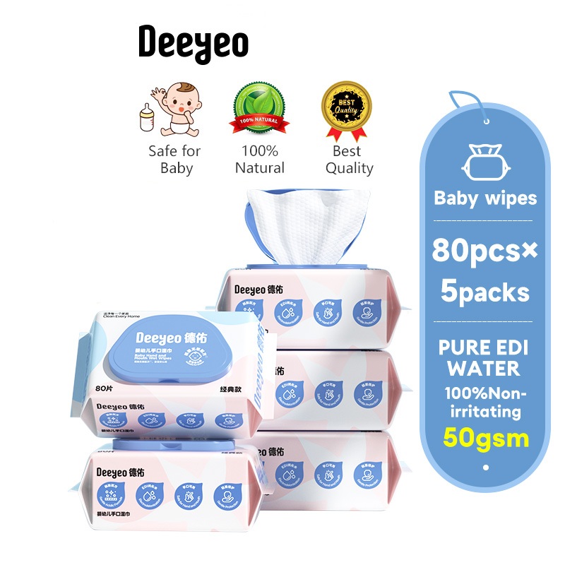【Ready Stock】Deeyeo Baby Wipes Family No Alcohol Tisu Basah Affordable ...