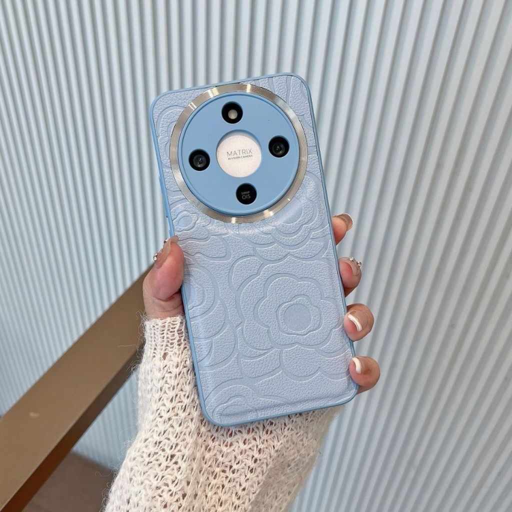 Luxury Casing Honor X9b X9a 5G Leather Protecte Camera Flower Phone ...