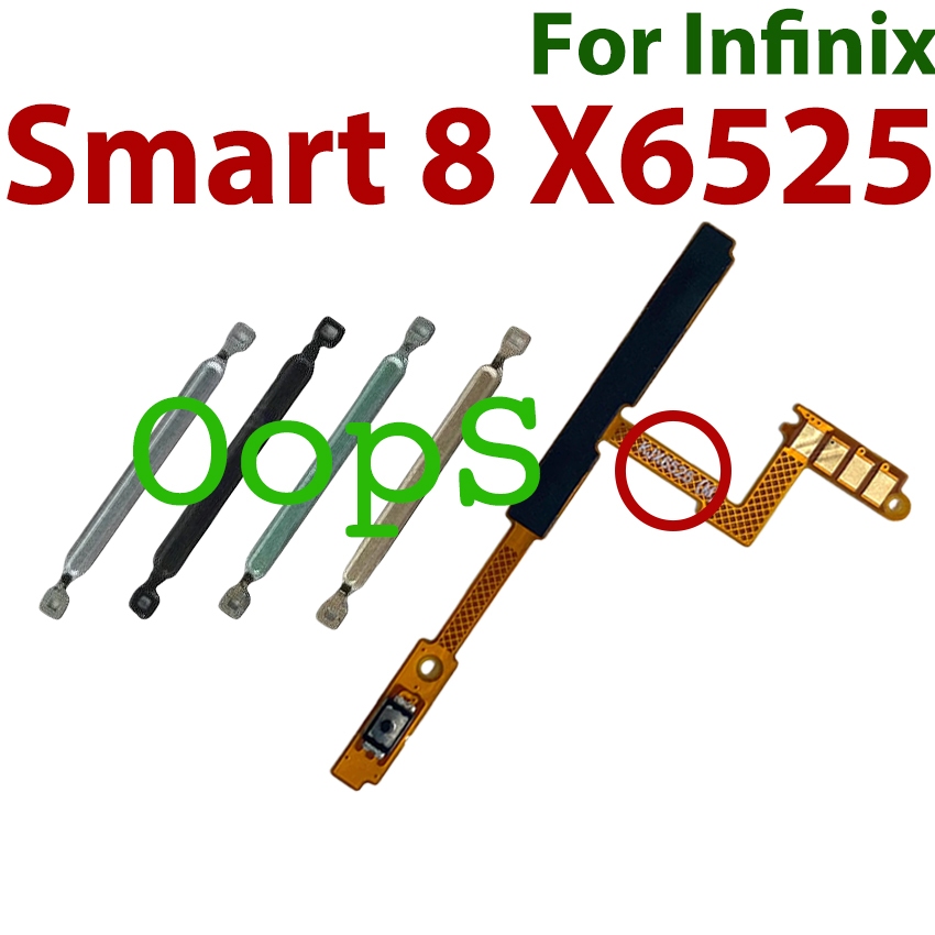 Power Button Flex For Infinix Smart 8 / 8 HD X6525 Power Out Button ...