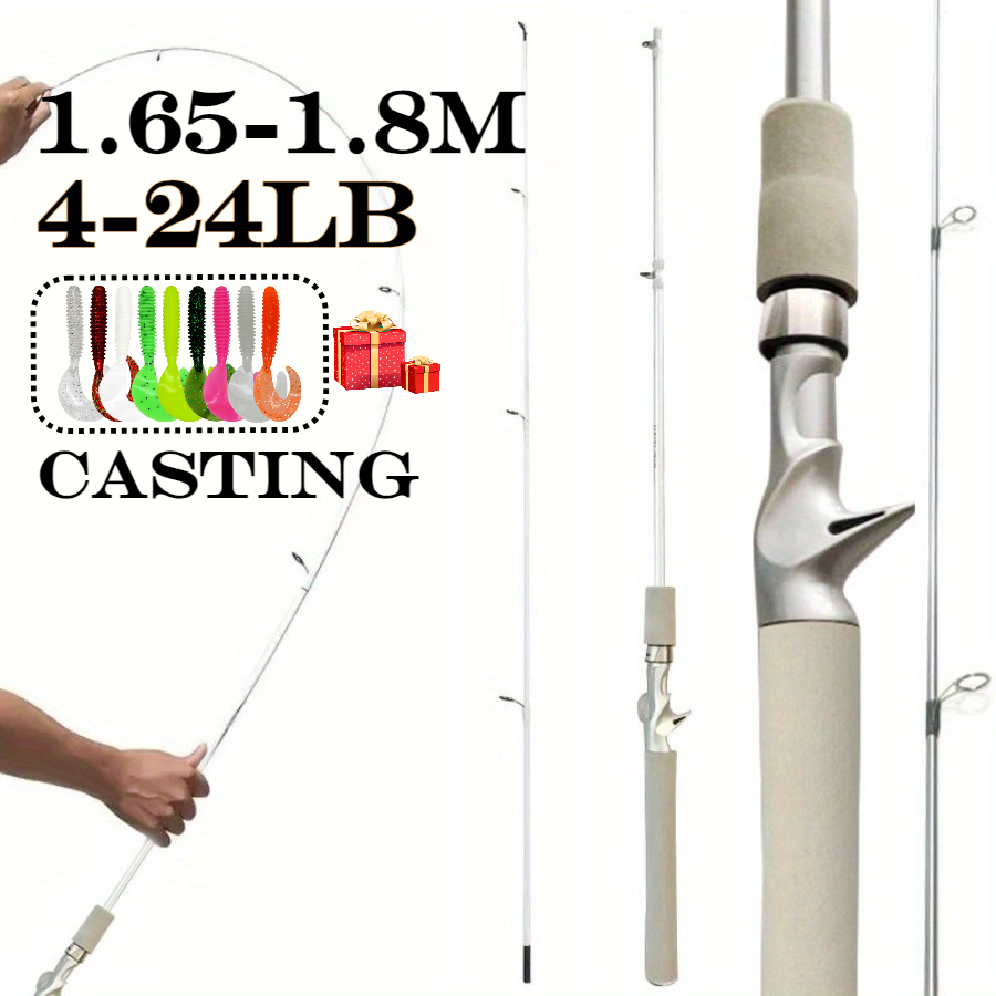Ultra-light carbon fiber spinning/reel casting travel fishing rod, long ...