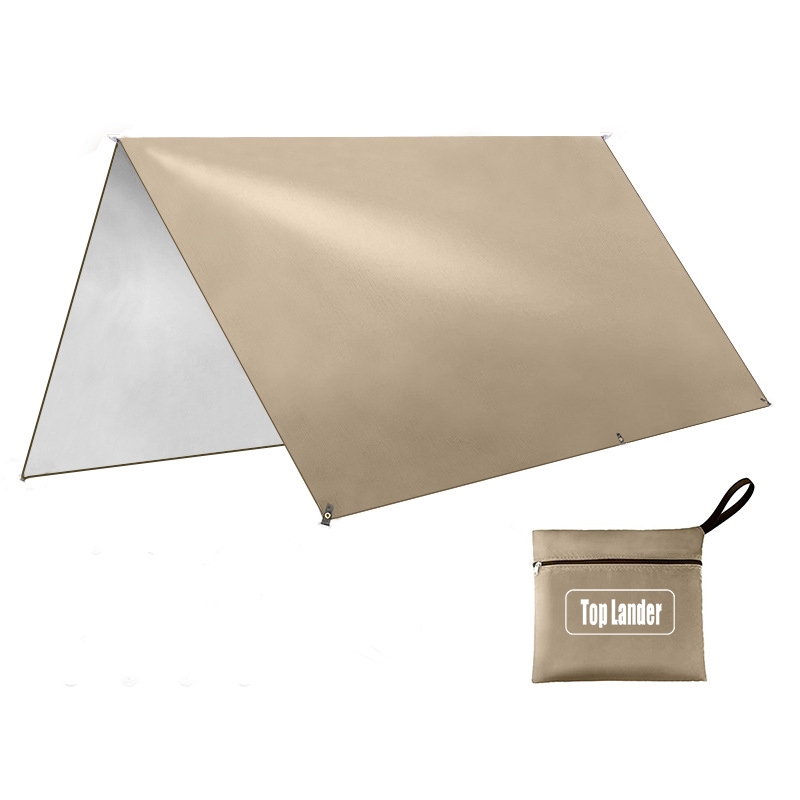 3x5 3x4 3x3 Flysheet Camping Waterproof Fly Sheet Tarp Tent Shade ...