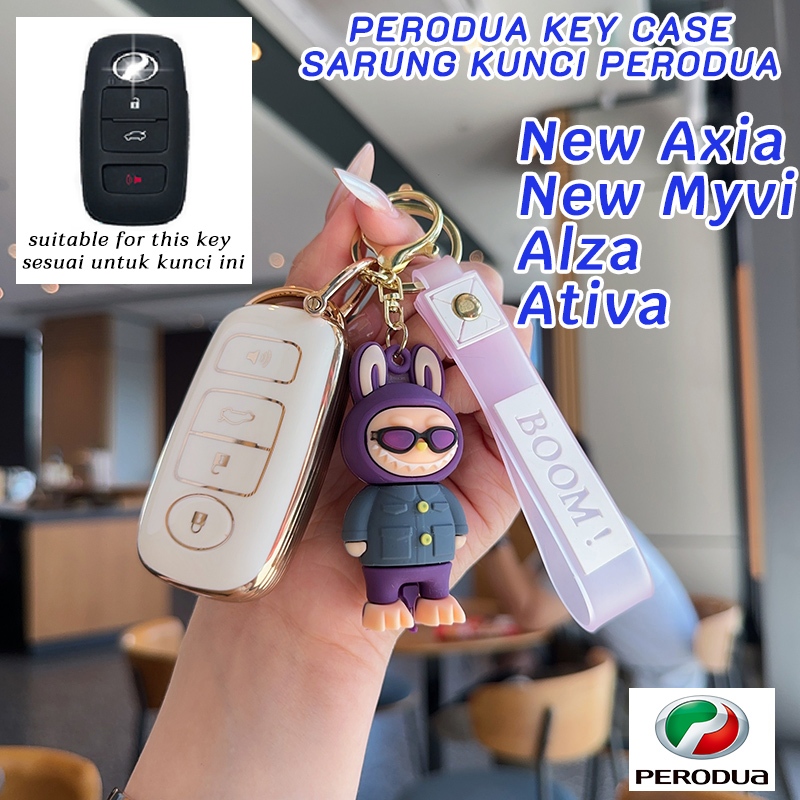 Perodua car key remote case NEW Axia Myvi 2025 2026 ALZA ATIVA 2022 ...