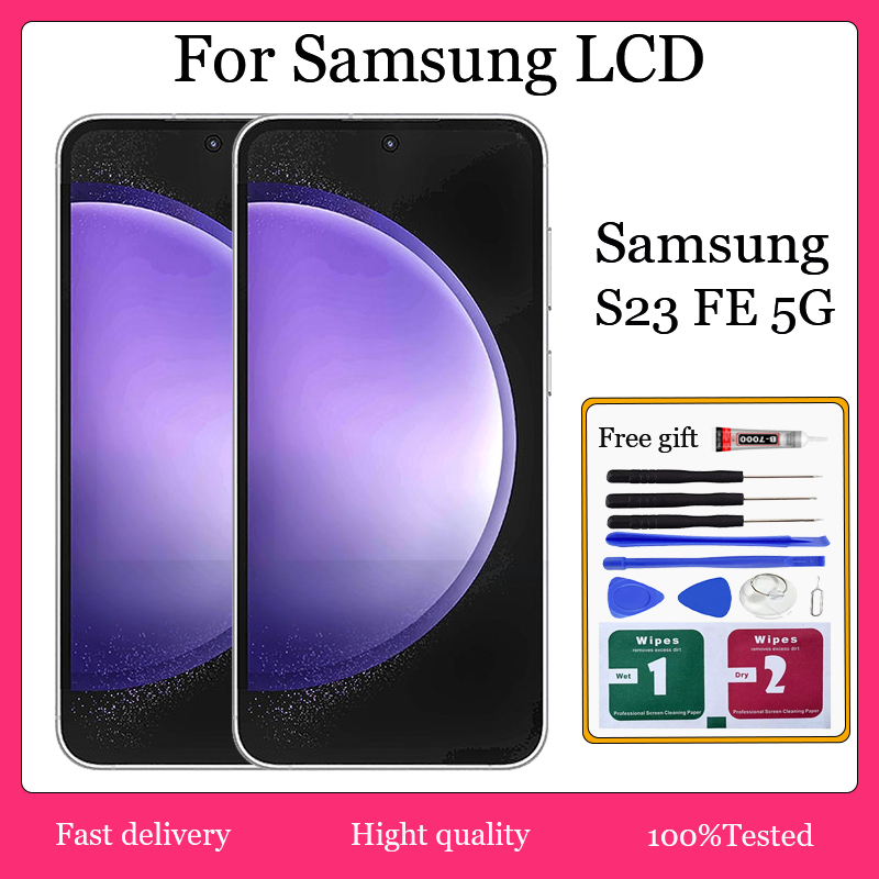 Original AMOLED For Samsung Galaxy S23 FE 5G LCD Display Touch Screen ...