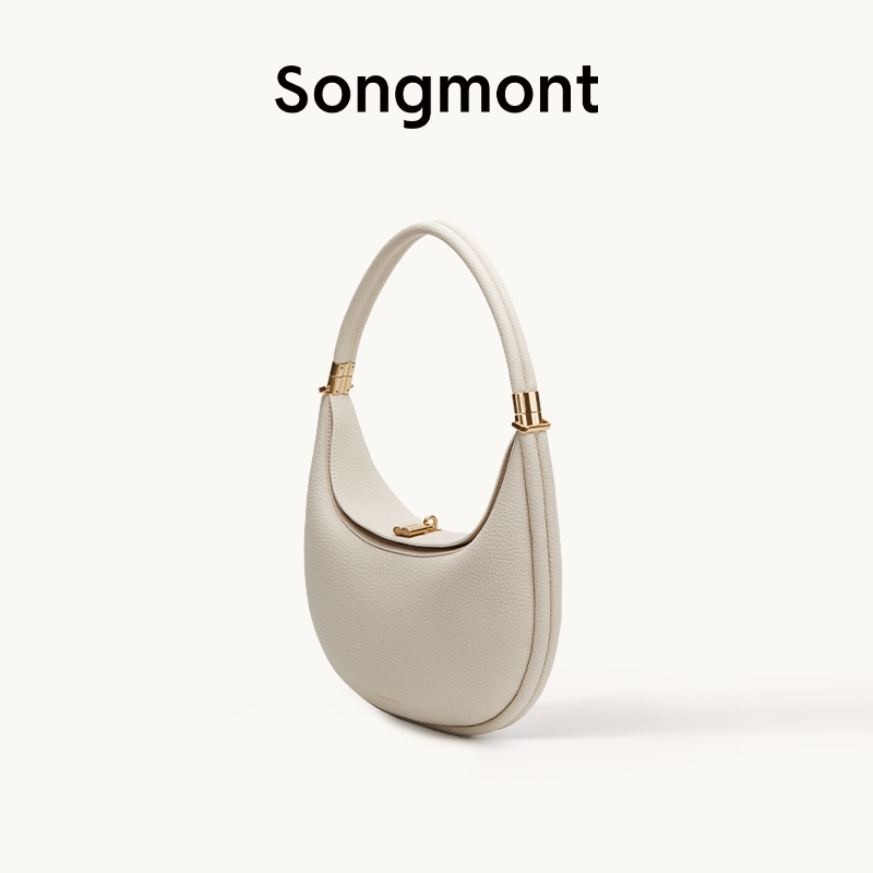 Songmont Medium Luna bag Handle bags for Women Half moon bags leather ...