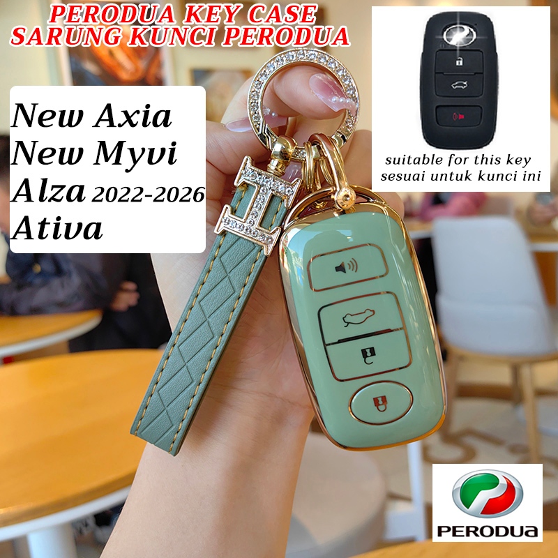 PERODUA car remote key case Myvi facelift NEW Axia NEW Myvi Ativa Alza ...