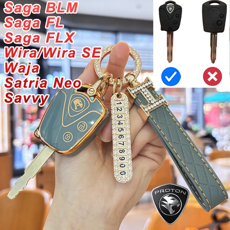 Saga BLM Saga FLX Wira Waja Proton car remote key case Saga FL Satria ...