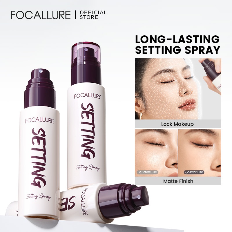 FOCALLURE PerfectLock Long-lasting Setting Spray Smudge-proof Matte ...