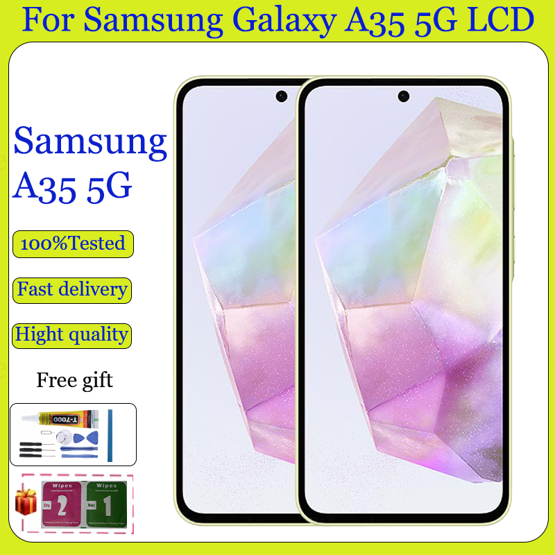 Original AMOLED For Samsung Galaxy A35 5G LCD Display Touch Screen With ...