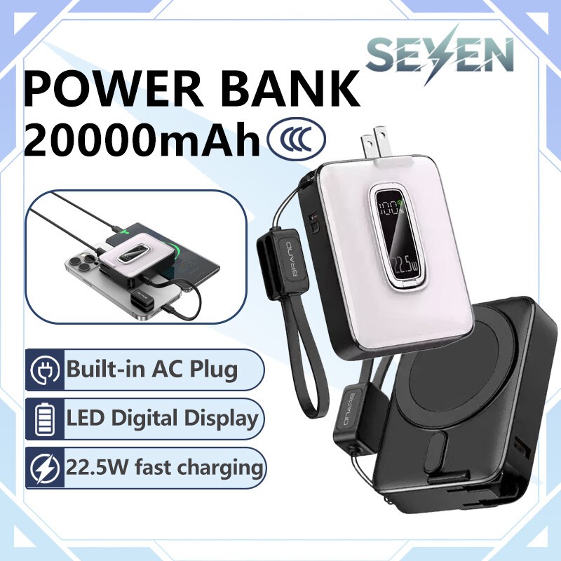 【CCC/Aviation standard/Take to the plane】Magnetic Power Bank with Built ...