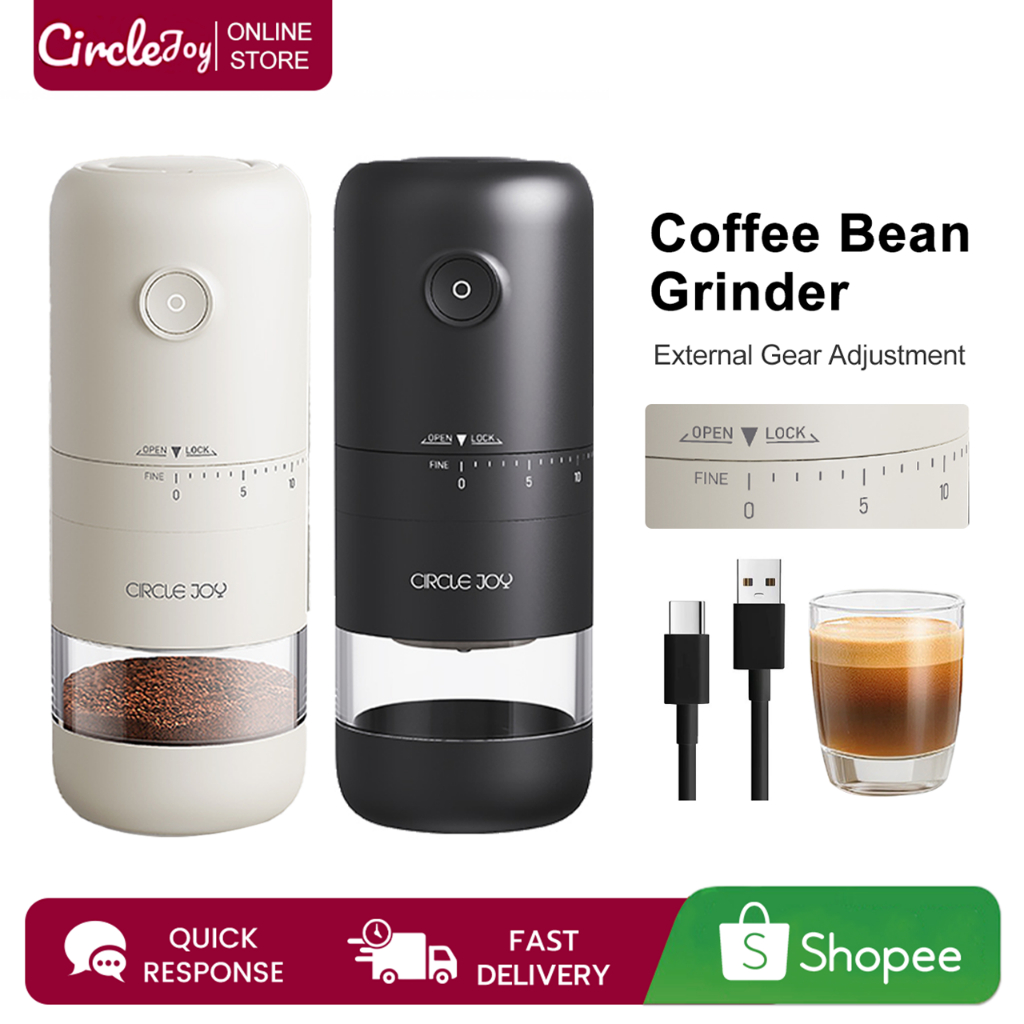 Circle Joy Portable Wireless Coffee Bean Grinder Rechargeable Coffee ...