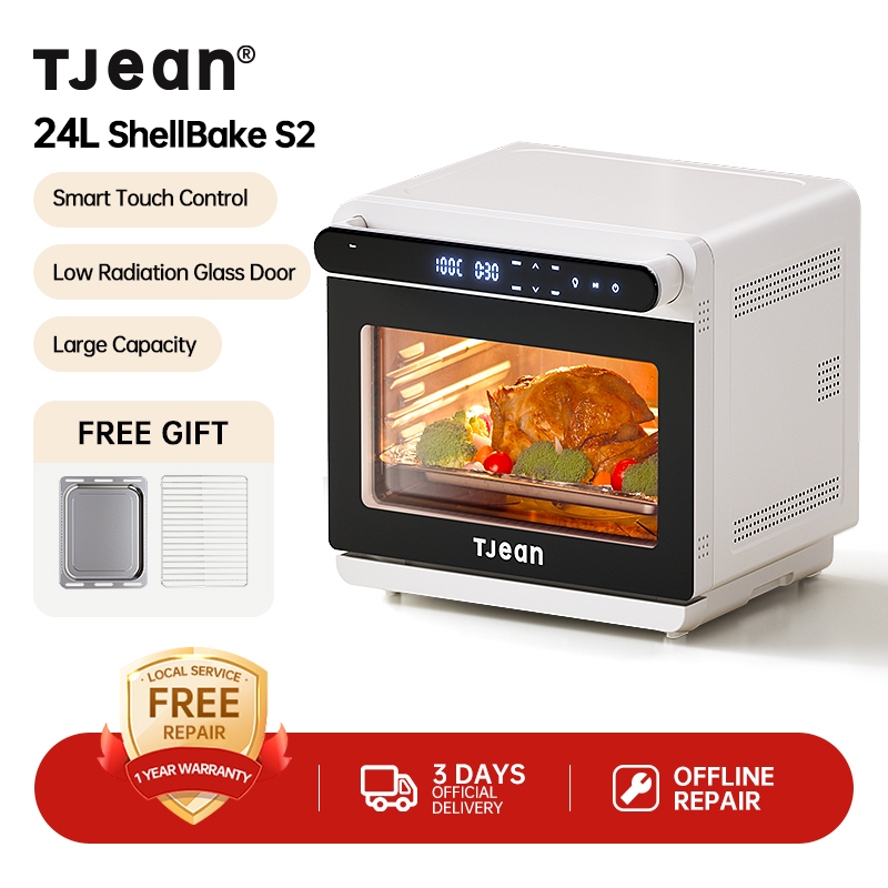 TJean Steam Oven Multifunctional Steam Air fryer Oven TJ-BZQKX24L1（24L ...