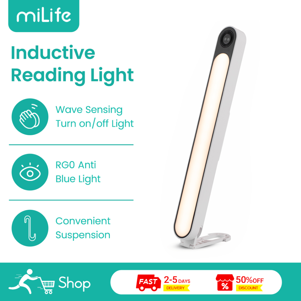 MiLife Induction Desk Lamp X9 Touch Control 3 Color Temperature ...